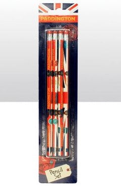 Paddington Bear Movie Pencil Set of 4